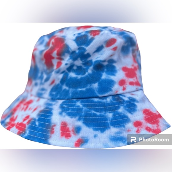 Accessories | Labor Day Red White And Blue Tyedye Bucket Hat | Poshmark